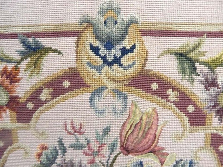 Antique French Needlepoint Panel at 1stDibs