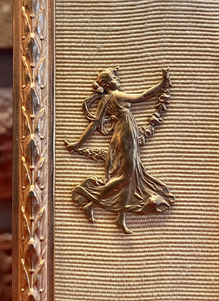 Antique French Neoclassical Design Bronze D'Ore Desktop Picture Frame ...