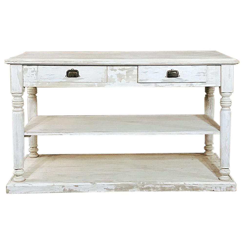 Store Counter Freestanding with Shelving Inside at 1stDibs