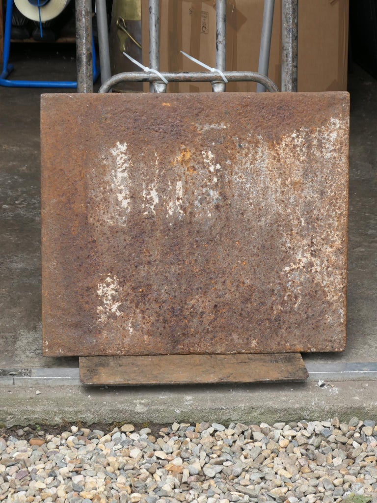 Antique French Neoclassical 'Pillars of Freedom' Fireback, 18th-19th ...