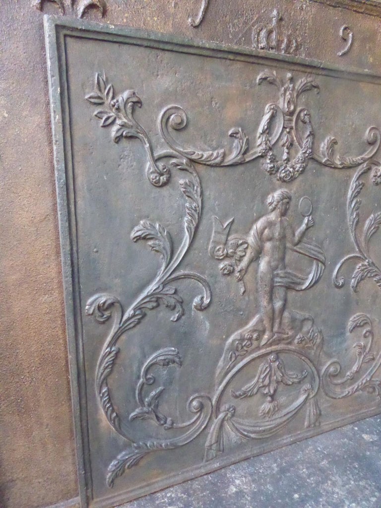 Antique French Neoclassical Venus Fire Back, 19th Century For Sale at ...