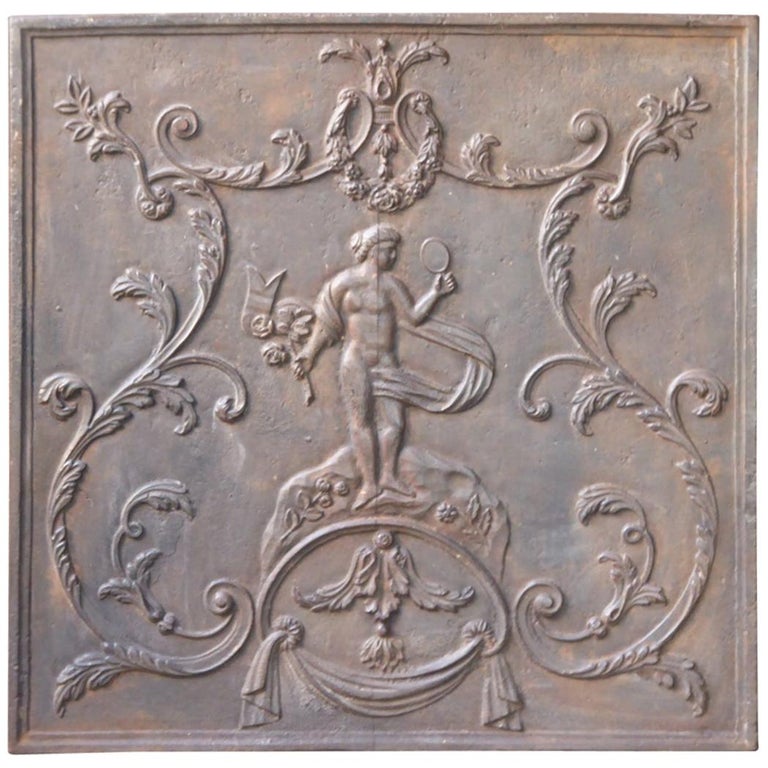 Antique French Neoclassical Venus Fire Back, 19th Century For Sale at ...
