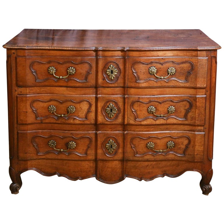 Antique French Oak Commode at 1stDibs