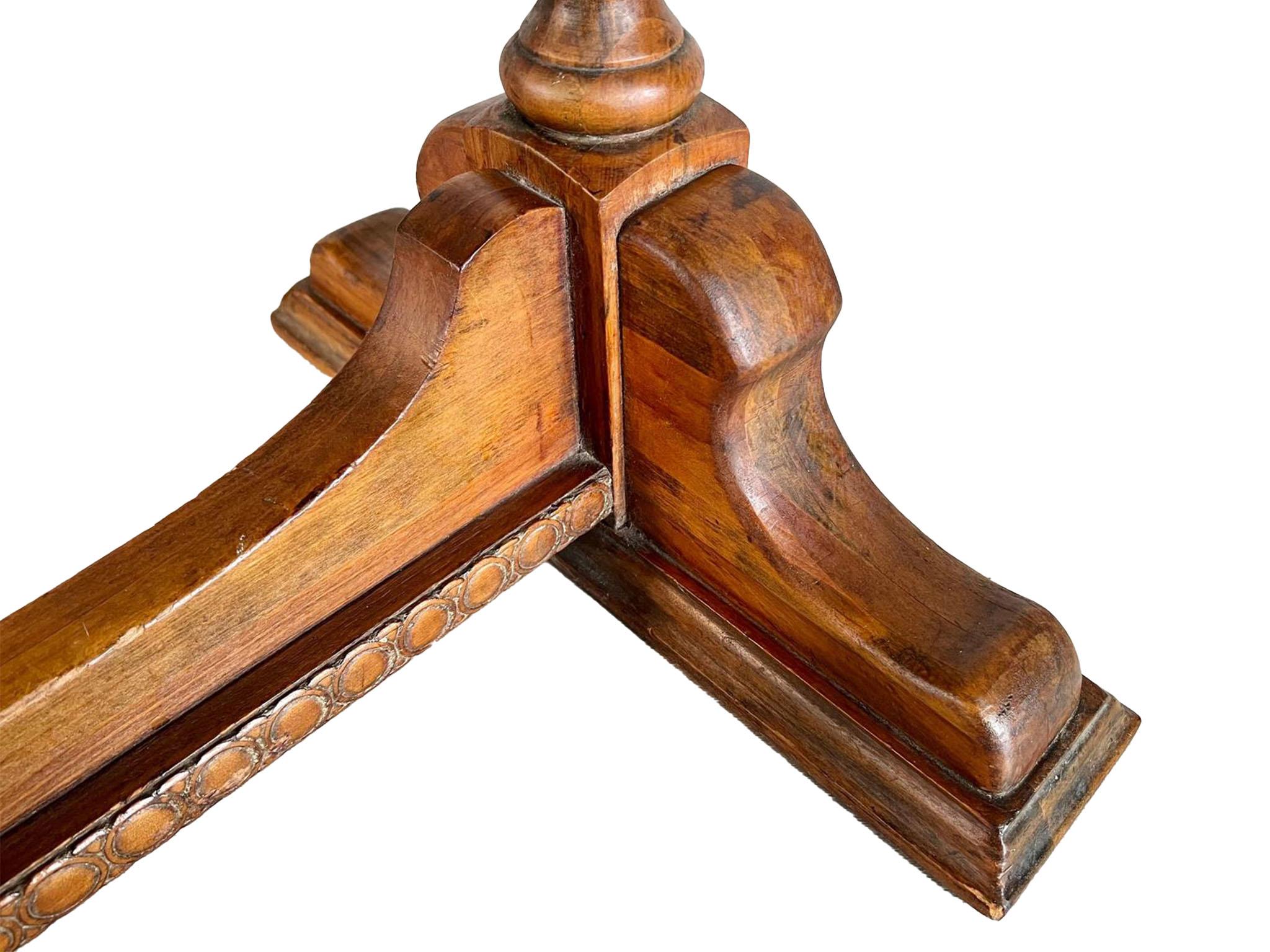 Antique French Oak Entry or Foyer Table For Sale at 1stDibs