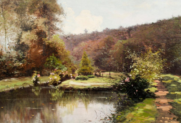 Antique French Oil Painting Paul Louis Morizet signed and dated 1913 ...