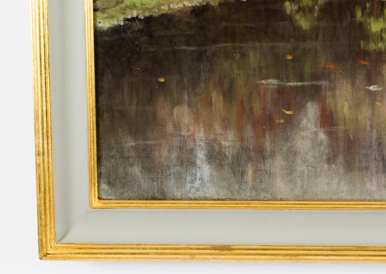 Antique French Oil Painting Paul Louis Morizet signed and dated 1913 ...