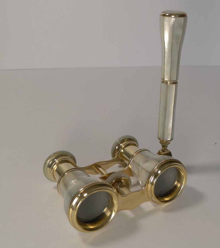 Antique French Opera Glasses with Detachable Lorgnette Handle, circa ...