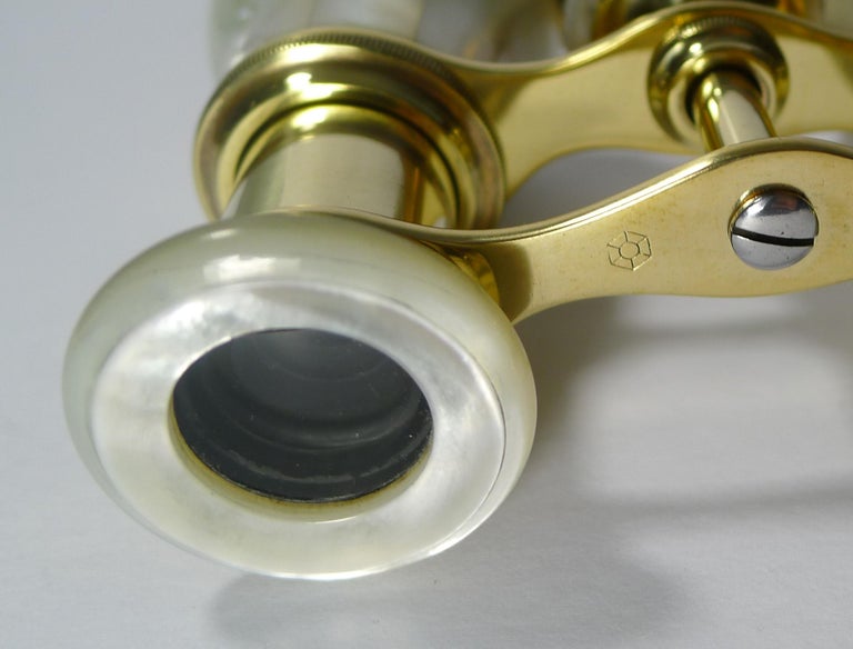Antique French Opera Glasses with Detachable Lorgnette Handle, circa ...