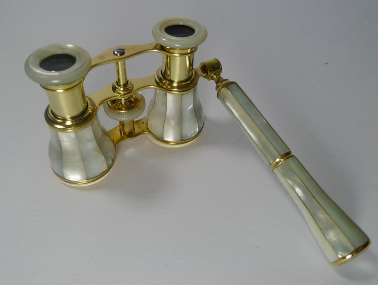 Antique French Opera Glasses with Detachable Lorgnette Handle, circa ...