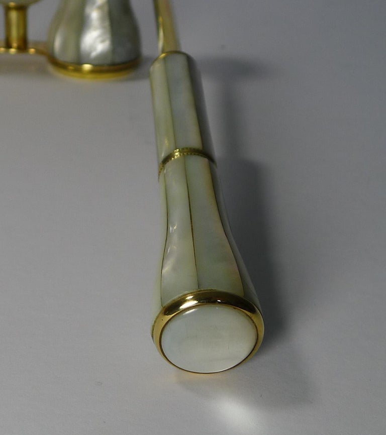 Antique French Opera Glasses with Detachable Lorgnette Handle, circa ...