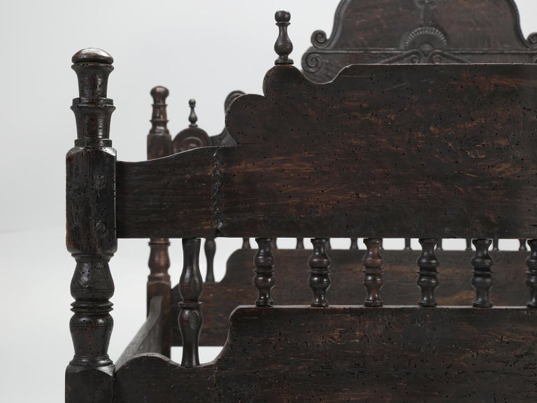 Antique French or Spanish Colonial Bed, Converted to an American Queen ...