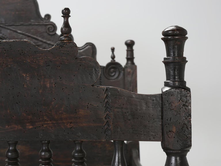 Antique French or Spanish Colonial Bed, Converted to an American Queen ...