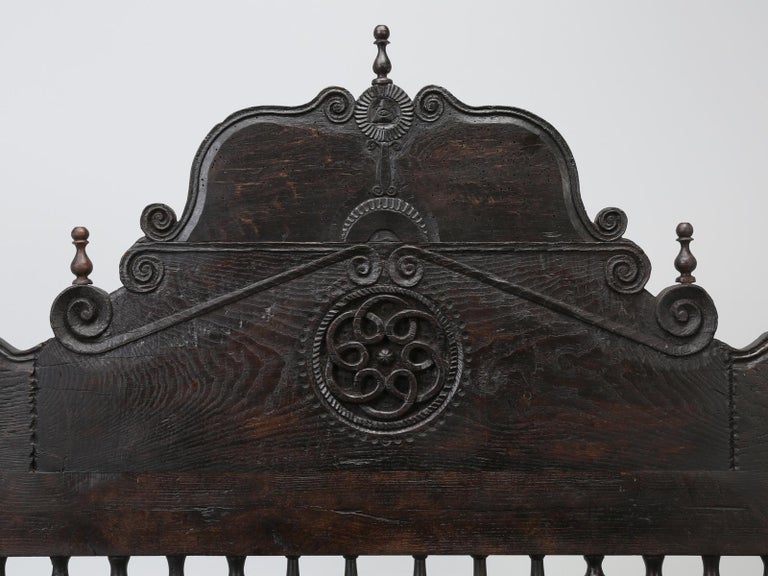 Antique French or Spanish Colonial Bed, Converted to an American Queen ...