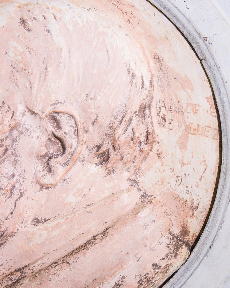 Antique French Plaster Wall Decoration at 1stDibs