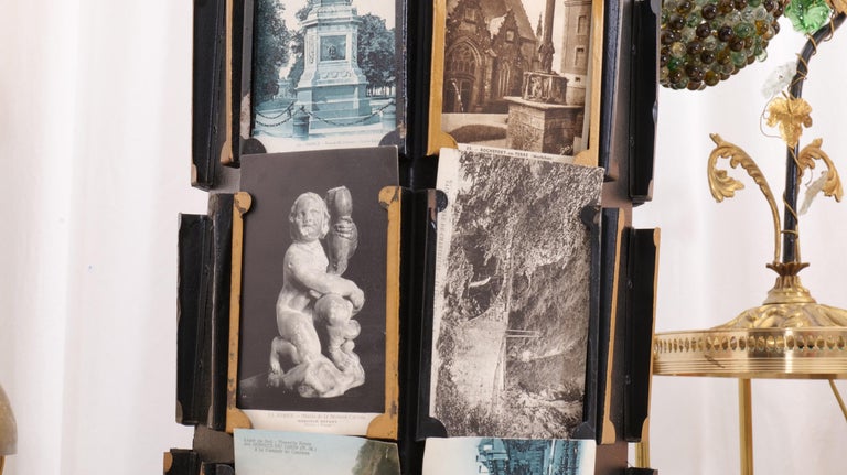 Antique French Postcard Display Rack / Postcard Stand from Paris at 1stDibs
