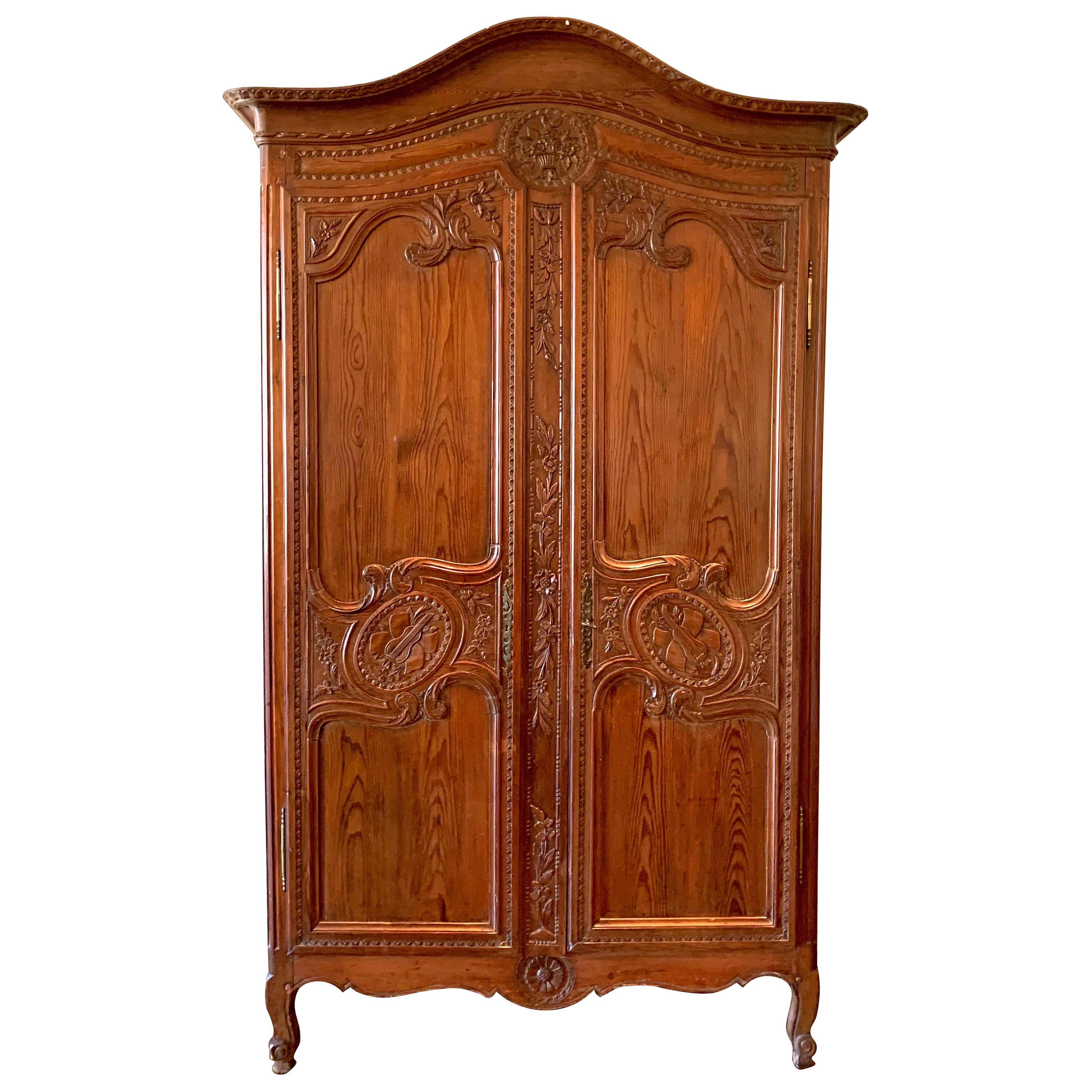 Antique French Provincial Armoire at 1stdibs