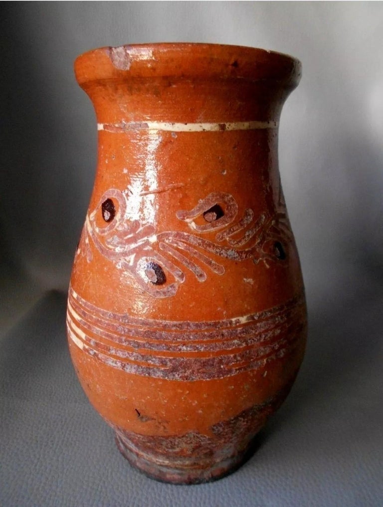 Antique French Provincial Jug /Pitcher Savoie Late C19th Folk Art ...