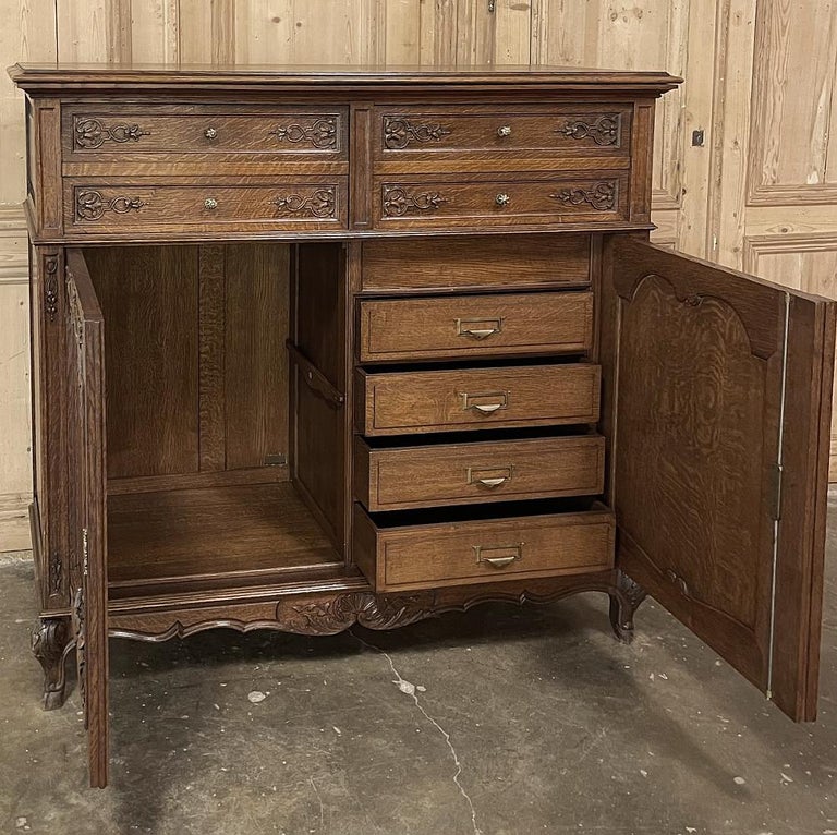 Antique French Regence Buffet, Silver Chest For Sale at 1stDibs