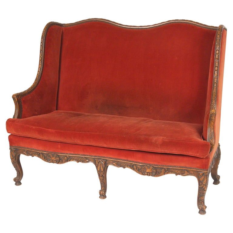 Antique French Regence Style Settee at 1stDibs