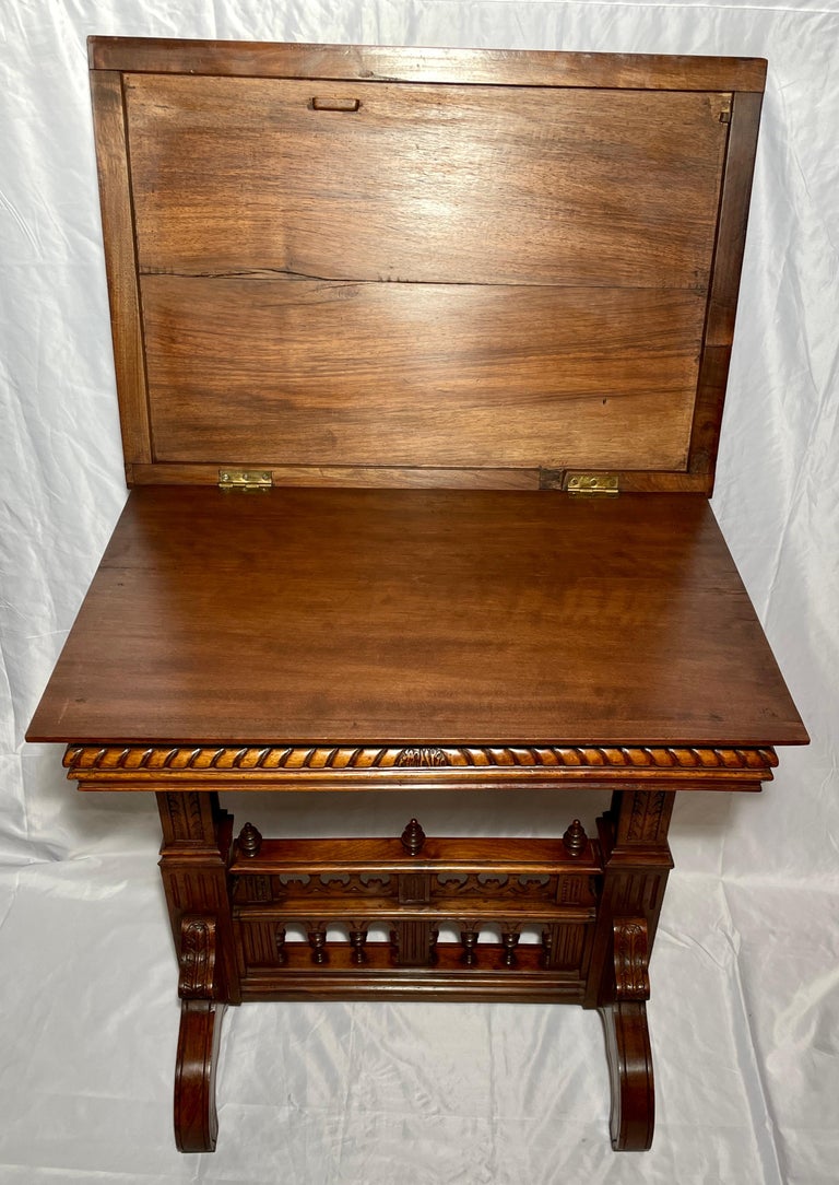 Antique French Renaissance Revival Walnut Table, circa 1890 For Sale at ...