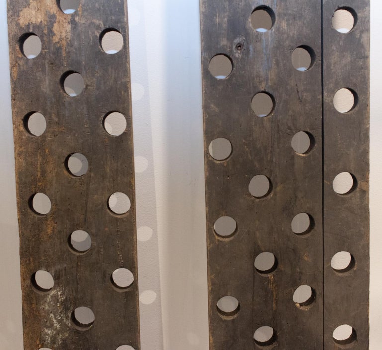 Antique French Riddling Racks, Pair Available at 1stDibs