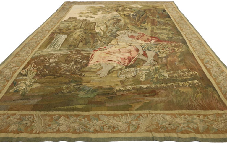 Antique French Rococo Tapestry Inspired by Francois Boucher The ...