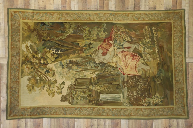 Antique French Rococo Tapestry Inspired by Francois Boucher The ...