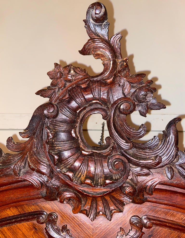 Antique French Rosewood Single Door Armoire with Beveled Mirror, circa ...