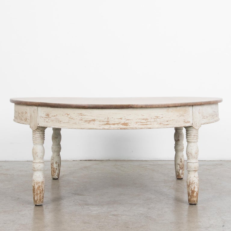 Antique French Round Coffee Table at 1stDibs