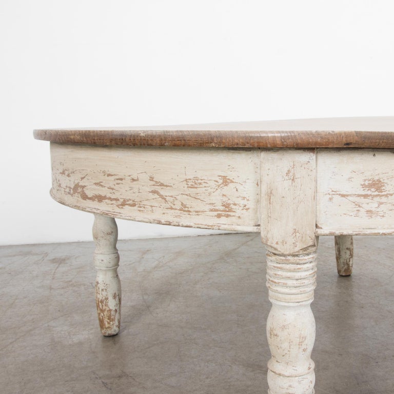 Antique French Round Coffee Table at 1stDibs