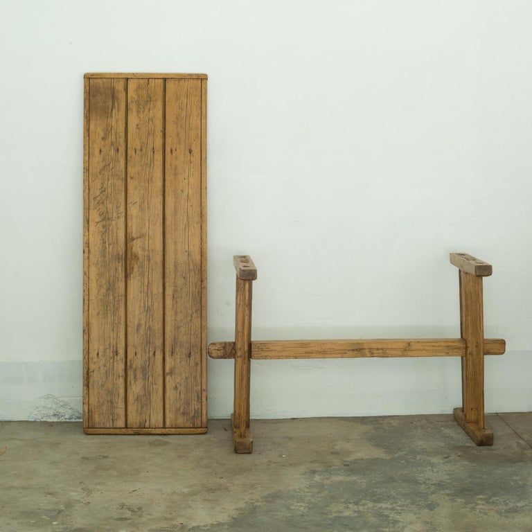 Antique French Rustic Farmer's Market Table, circa 1900 at 1stDibs