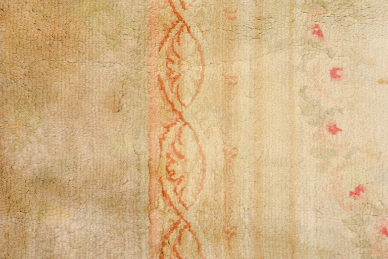 Antique French Savonnerie Carpet, Louis XVI Style, Gold, circa 1900s ...