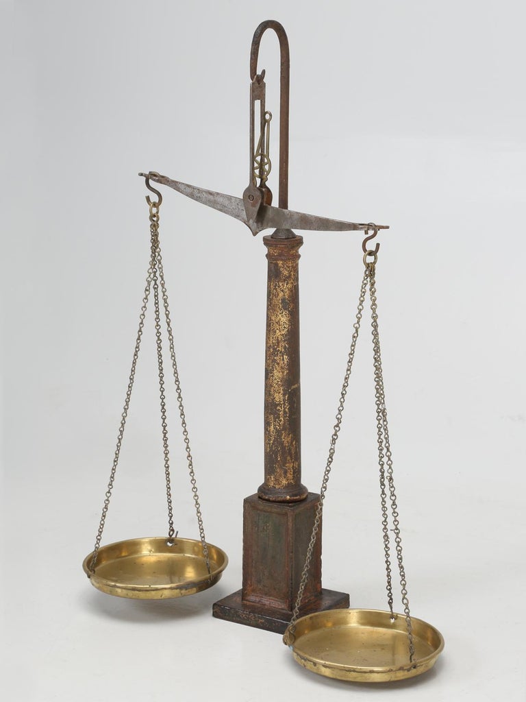 Antique French Scale in Original Paint, Early 1800s, 1stdibs New York ...