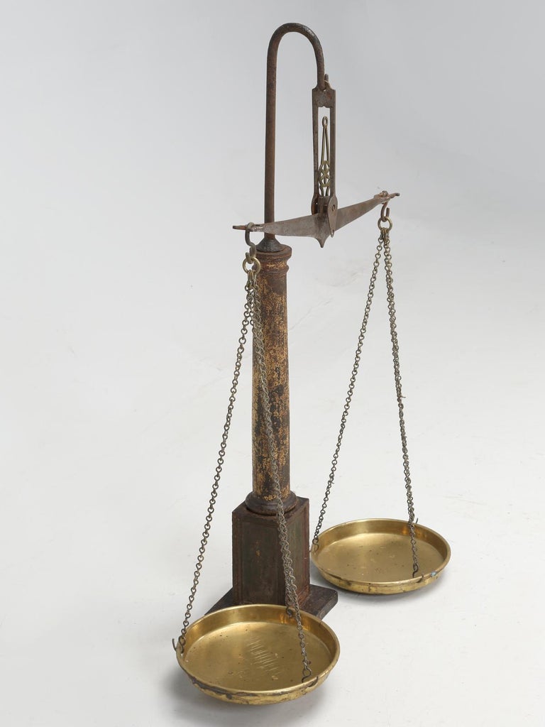 Antique French Scale in Original Paint, Early 1800s, 1stdibs New York ...