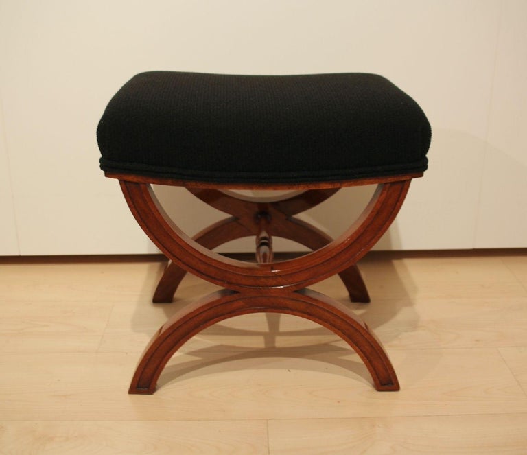 Antique French Scissors Stool, Solid Mahogany, France, circa 1860 For ...