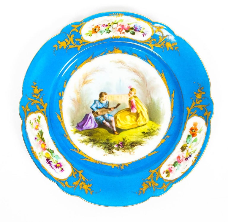 Antique French Sevres Bronze Etagère Cake Stand, 19th Century at 1stDibs