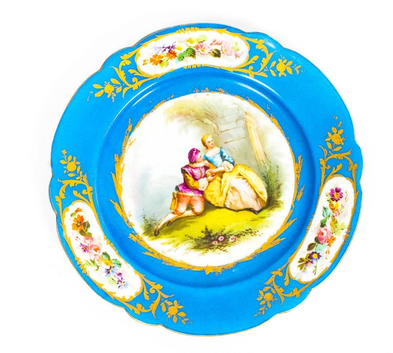 Antique French Sevres Bronze Etagère Cake Stand, 19th Century at 1stDibs