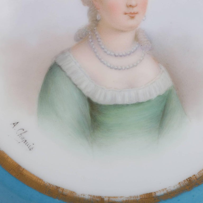 Antique French Sevres Hand-Painted and Gilt Porcelain Artist Signed ...