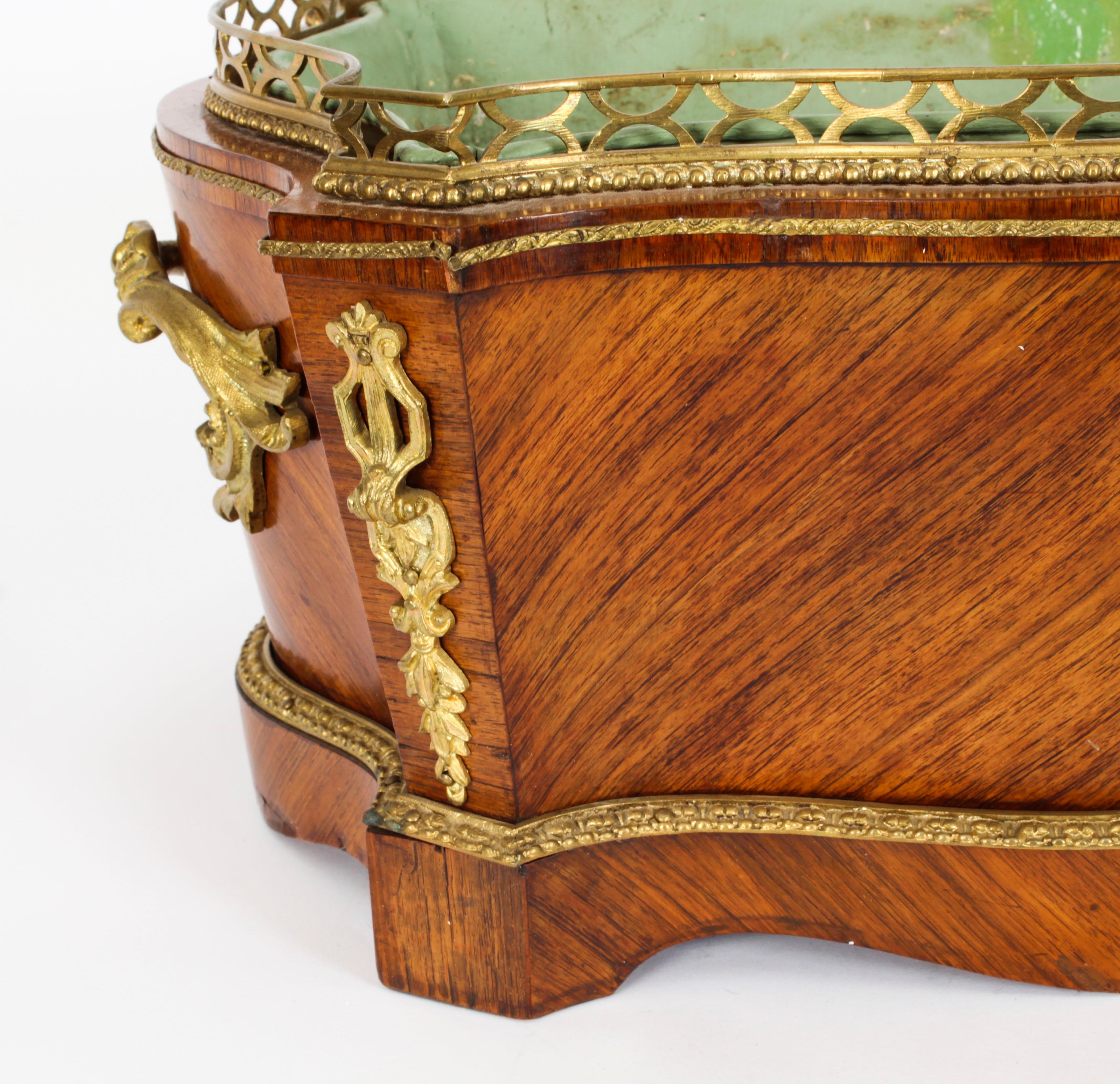 Antique French Sevres Porcelain Ormolu Mounted Jardiniere 19th Century ...