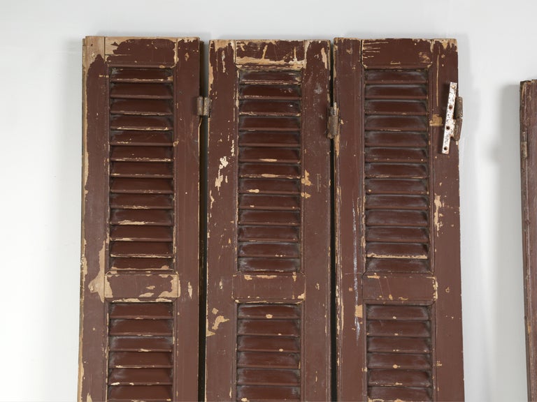 Antique French Shutters from a 19th Century Chateau Unrestored Large ...