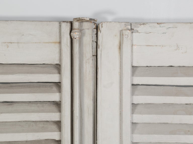 Antique French Shutters Old Paint, Original Hardware '7' Pairs ...