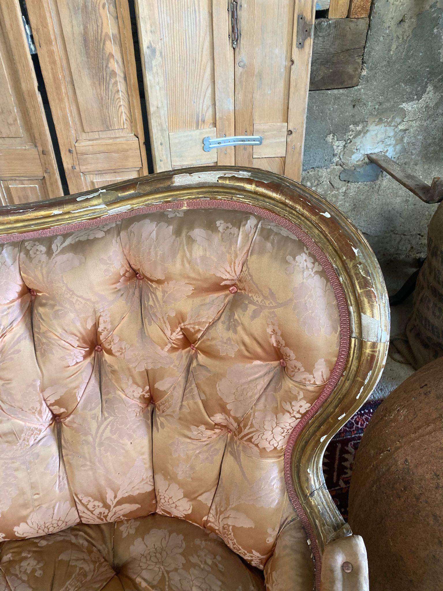 Antique French Sofa Set 19th Century Louis XV Baroque Style For Sale at ...