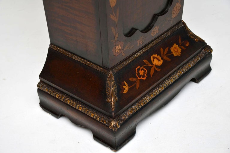 Antique French Stand with Floral Marquetry at 1stDibs