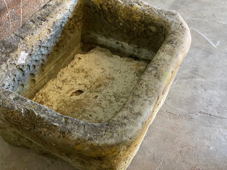 Antique French Stone Sink at 1stDibs