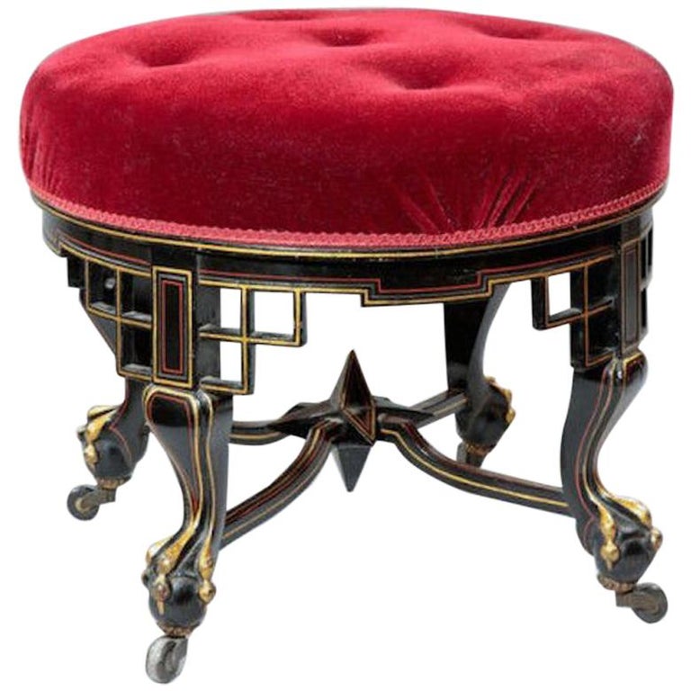 Antique French Stool at 1stDibs