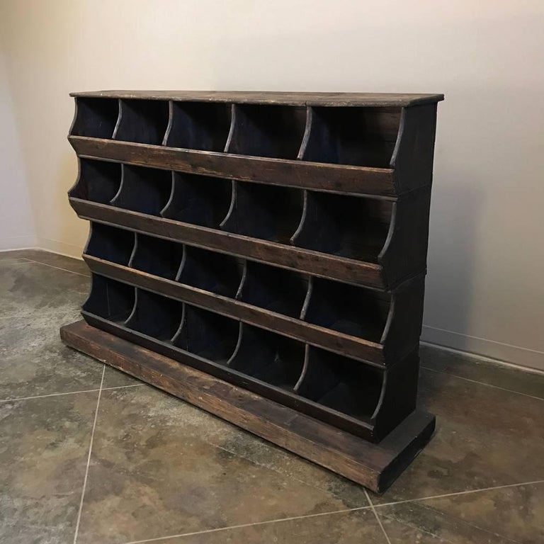 Antique French Store Display Shelf Bin at 1stDibs