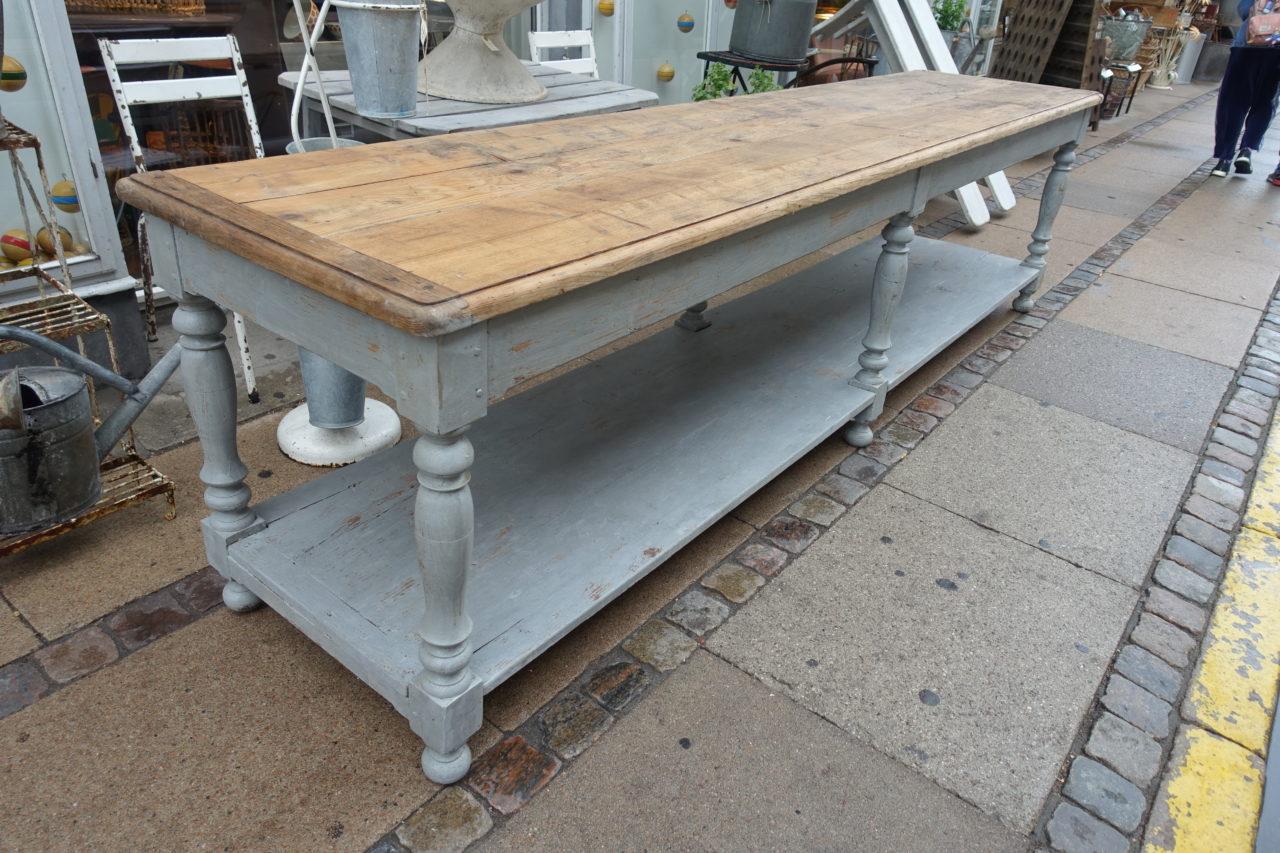 Antique French Stunning Drapery Console Table at 1stDibs