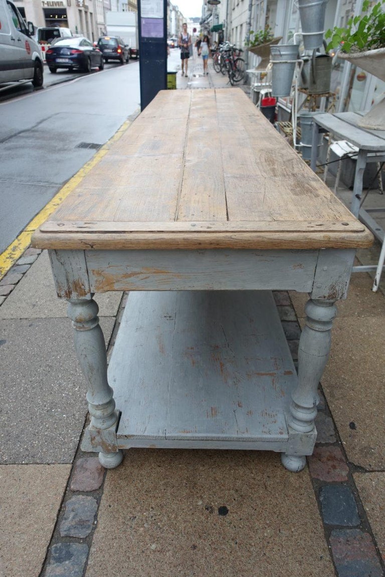 Antique French Stunning Drapery Console Table at 1stDibs