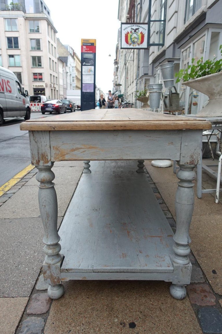 Antique French Stunning Drapery Console Table at 1stDibs