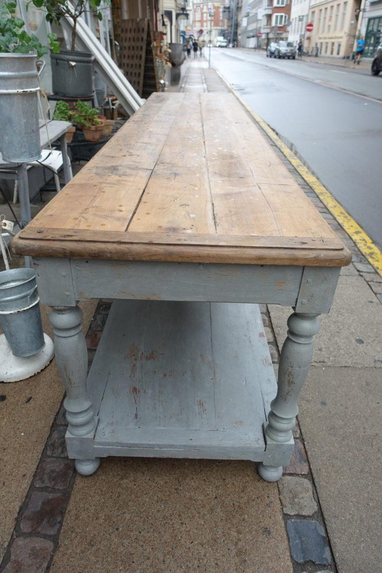 Antique French Stunning Drapery Console Table at 1stDibs